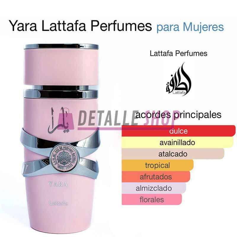 Yara Rosa Lattafa - Perfume Exclusivo 100ml – DetalleShop